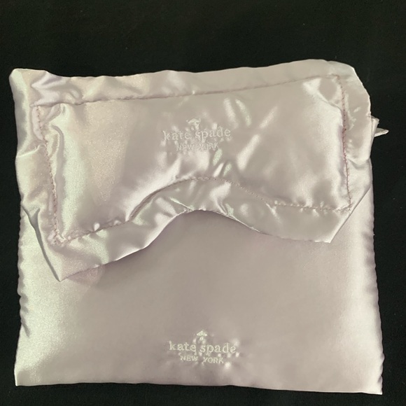 kate spade | Accessories | Giveawaykate Spade Lavender Satin Sleep Mask ...